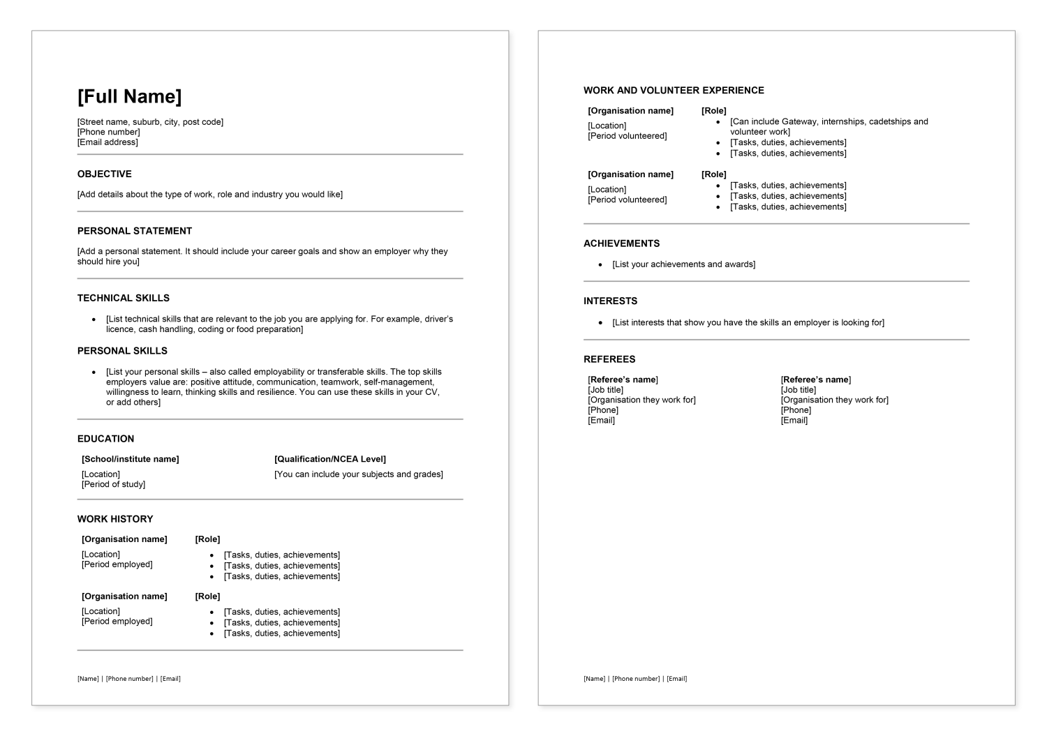 Applying for a job – School Leavers' Toolkit